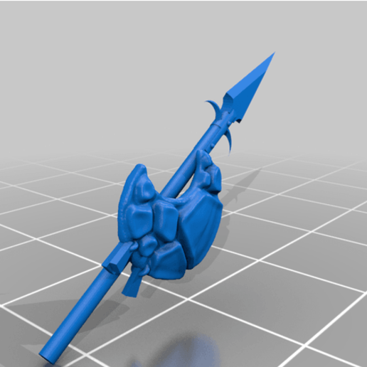 Download free STL file Saurian Skinks - Shield-Javelin • 3D print ...