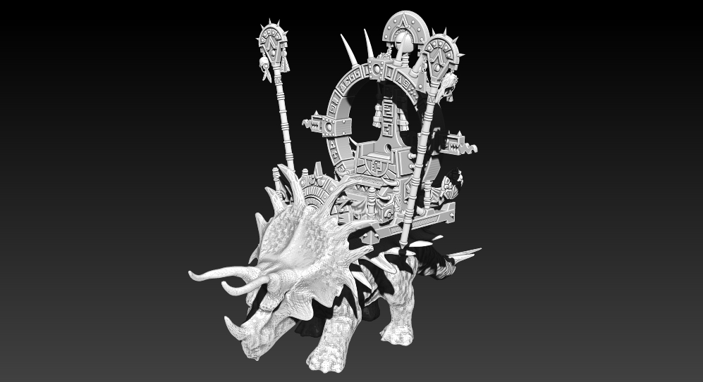 STL file Saurian Stegy-Howdah 2.0 - Accessories Model・3D printing model ...