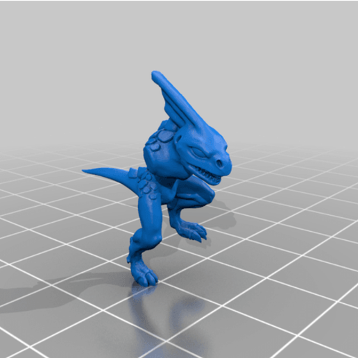 Download free STL file Saurian Skinks Warriors • 3D printer template ...