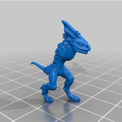 Download free STL file Saurian Skinks Warriors • 3D printer template ...