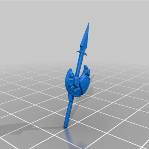 Download free STL file Saurian Skinks - Shield-Javelin • 3D print ...