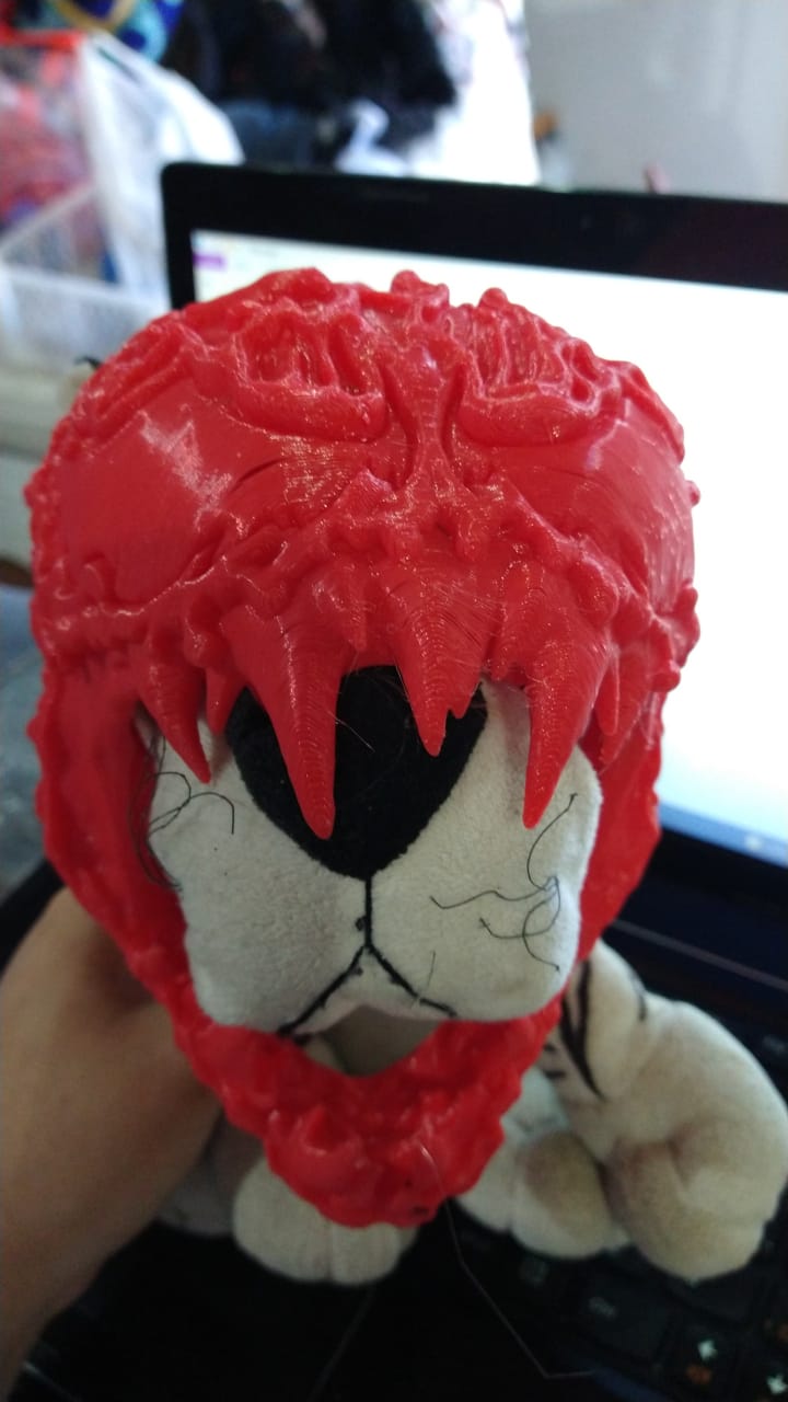 Распечатать в 3D работу CARNAGE CAT - Шлем・Cults