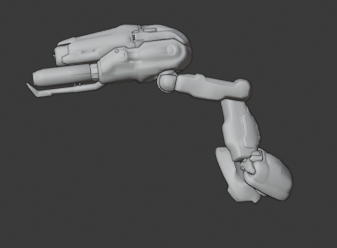 Free OBJ file Doom Slayer (Doom eternal) Shoulder weapon・3D printing ...