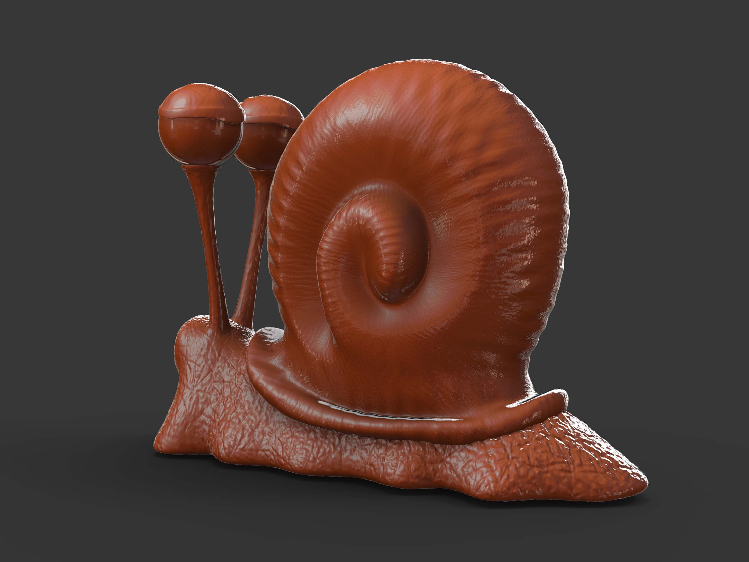 STL file snail GARY from SpongeBob SquarePants 🐌・3D printing template ...