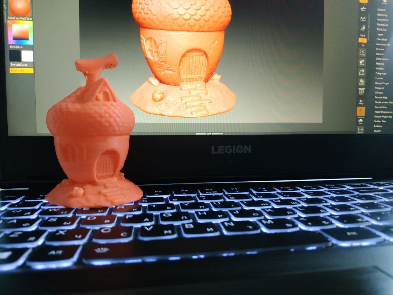 STL file acorn cute forest house squirrels 🏠・Design to download and 3D ...