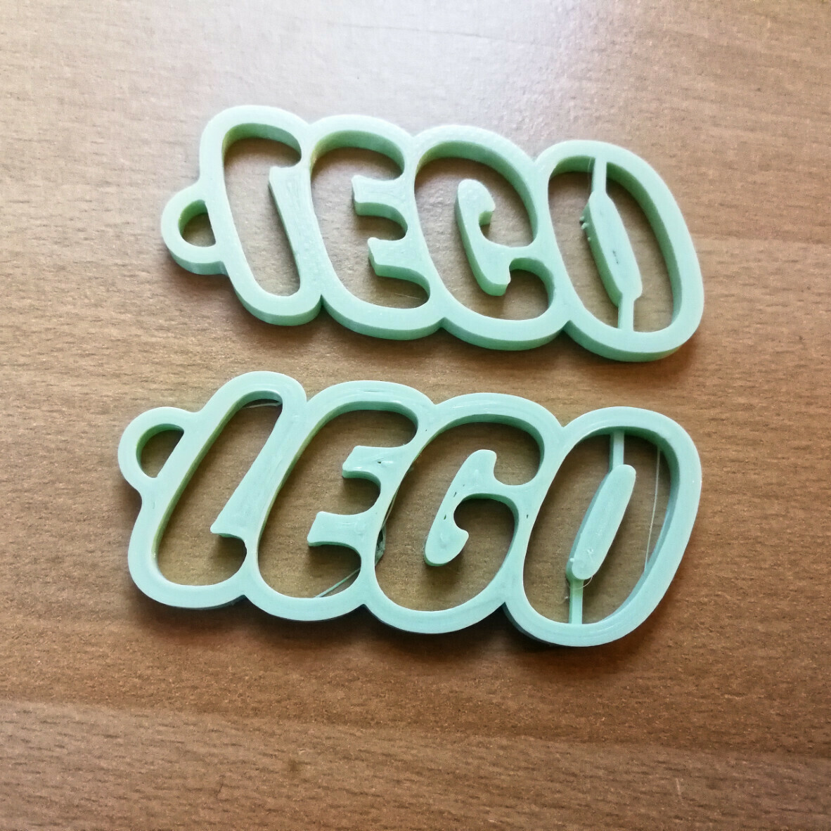 Free STL file key chain LEGO logo・3D printer design to download・Cults