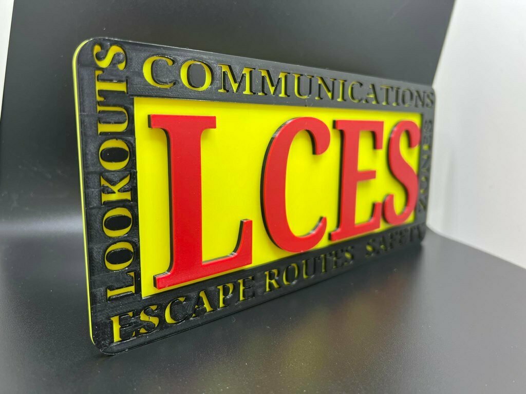 Free 3D file Wildland Fire Fighting LCES Sign・3D printable model to ...