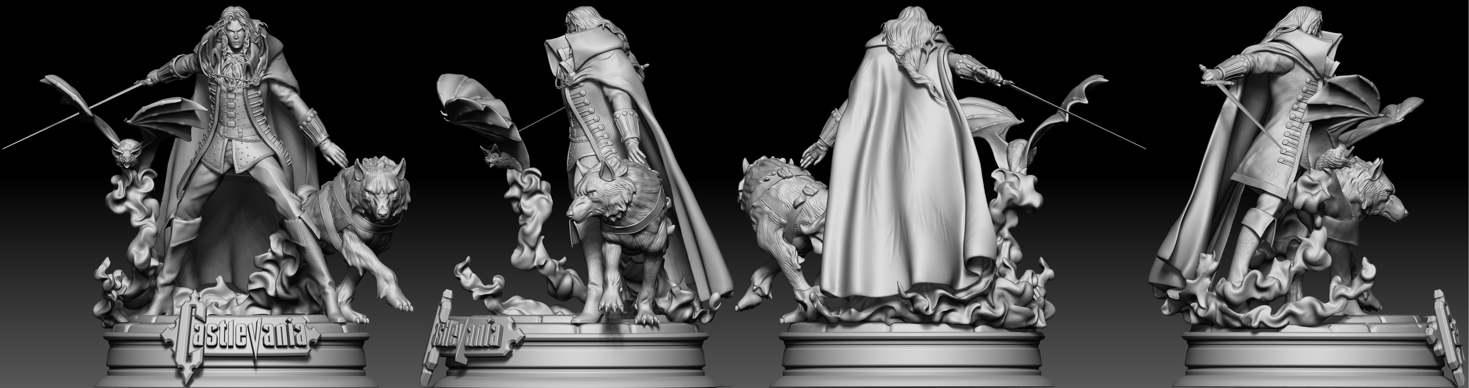 Download STL file Alucard Castlevania Transformations • 3D print design ...