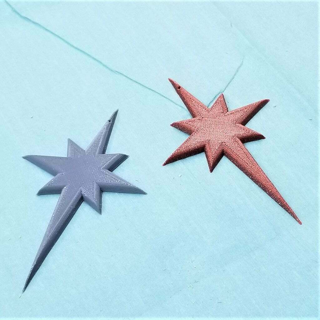 Free STL file Christmas Star 🎄・3D printing template to download・Cults