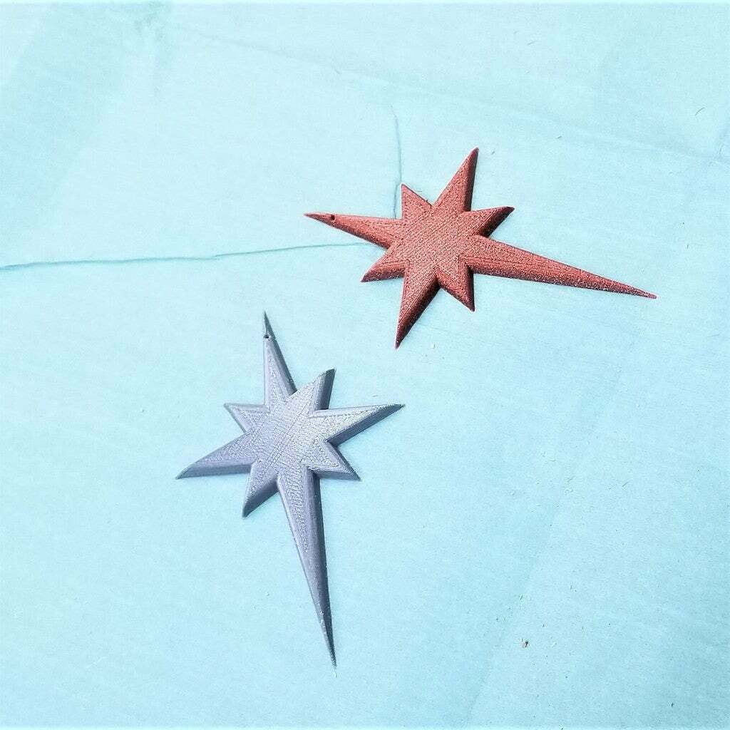 Free STL file Christmas Star 🎄・3D printing template to download・Cults