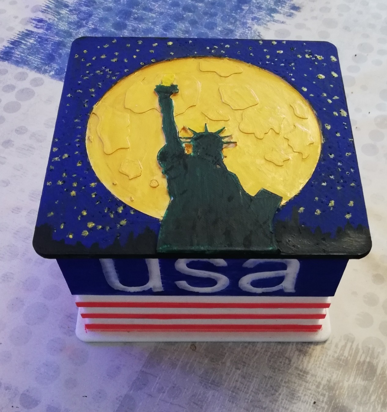 STL file American storage box・3D printable model to download・Cults