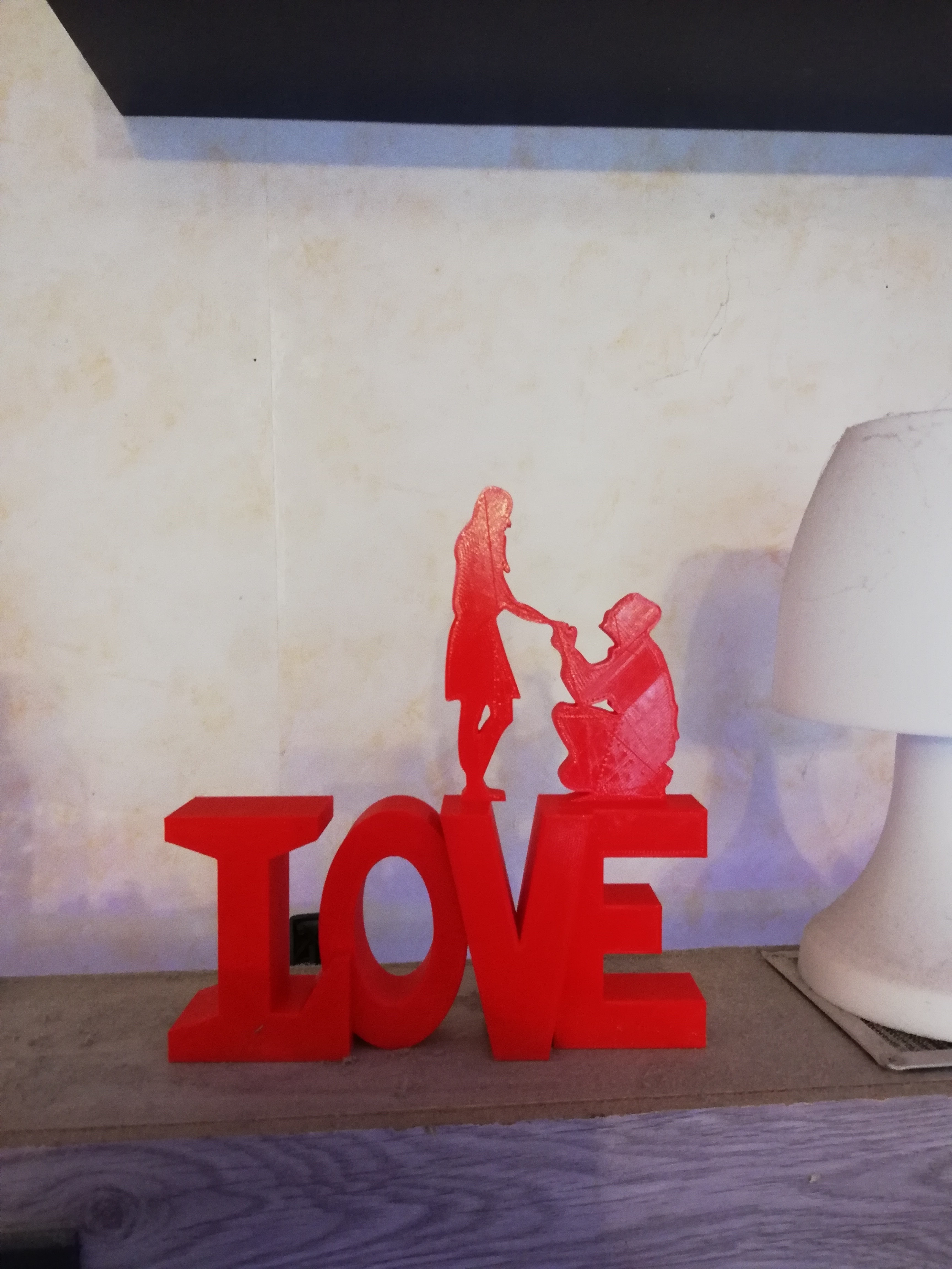 STL file love・3D printing design to download・Cults