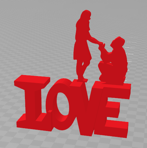 STL file love・3D printing design to download・Cults