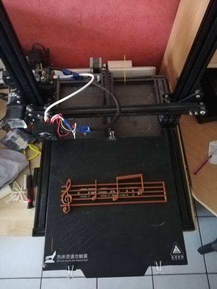 STL file music score・3D printer design to download・Cults