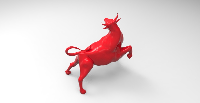 STL file bull・3D printer model to download・Cults