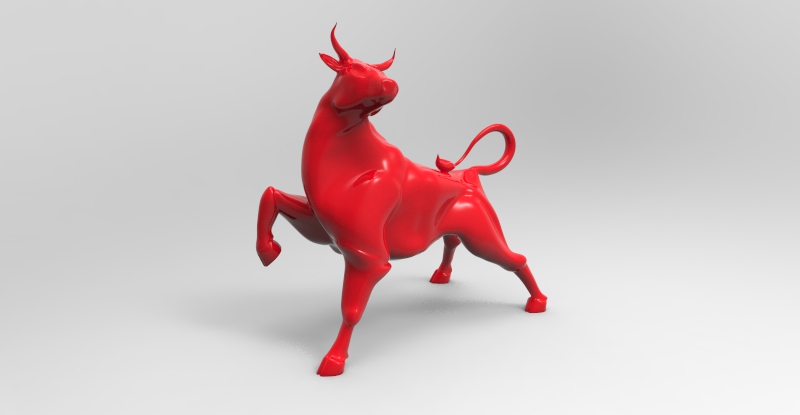 STL file bull・3D printer model to download・Cults