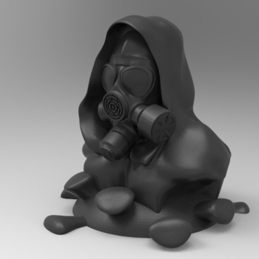 Download STL file gas mask ・ Cults