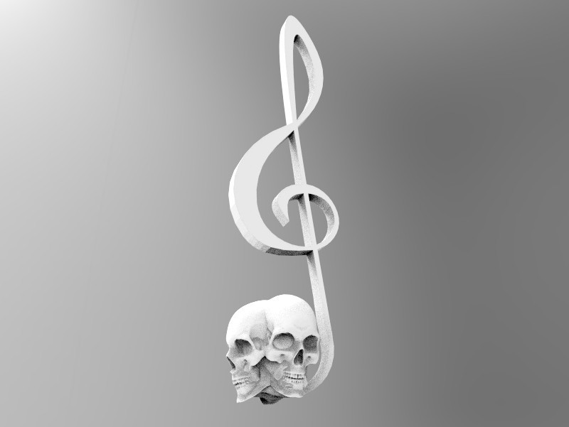 Free STL file MUSICAL KEY G・3D printable model to download・Cults