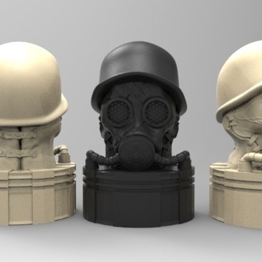 Download STL file antique gas mask • 3D printer design ・ Cults