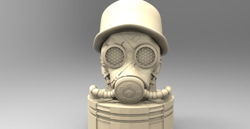 STL file antique gas mask・Template to download and 3D print・Cults
