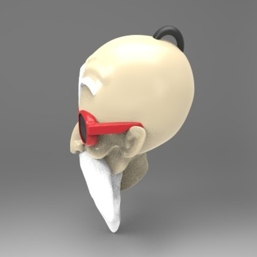 Download 3D printing files the roshi master for key ring ・ Cults