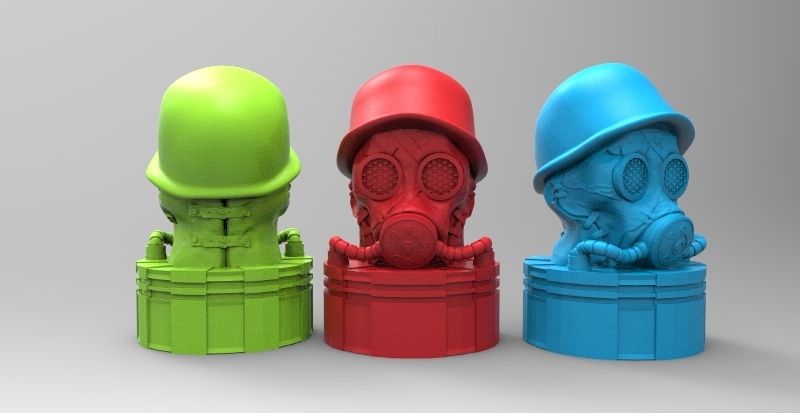 STL file antique gas mask・Template to download and 3D print・Cults