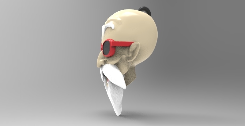 Free STL file master roshi for keychain・3D printer design to download・Cults