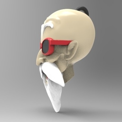 Download 3D printing files the roshi master for key ring ・ Cults