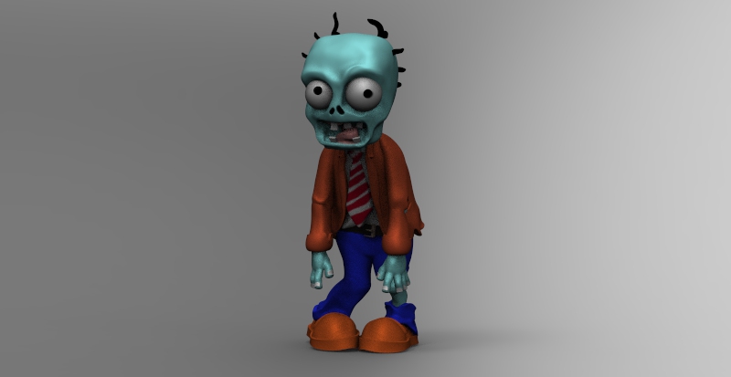 STL file zombie・Template to download and 3D print・Cults