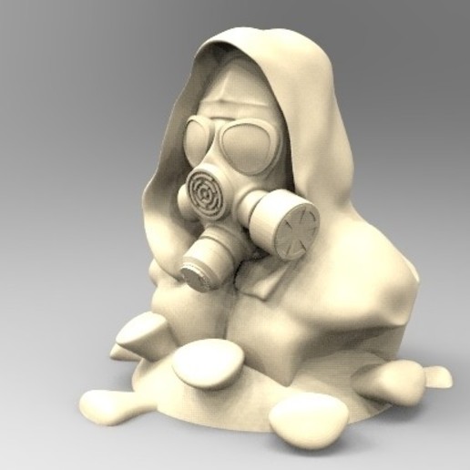 Download STL file gas mask ・ Cults