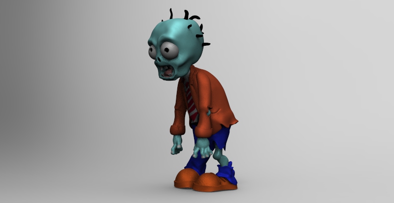 STL file zombie・Template to download and 3D print・Cults