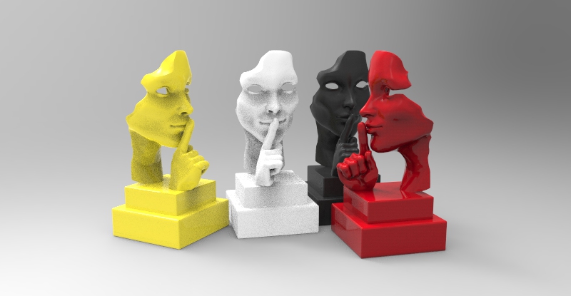 STL file silence 🤫・3D printable design to download・Cults