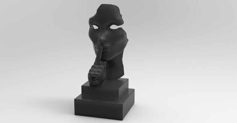STL file silence 🤫・3D printable design to download・Cults