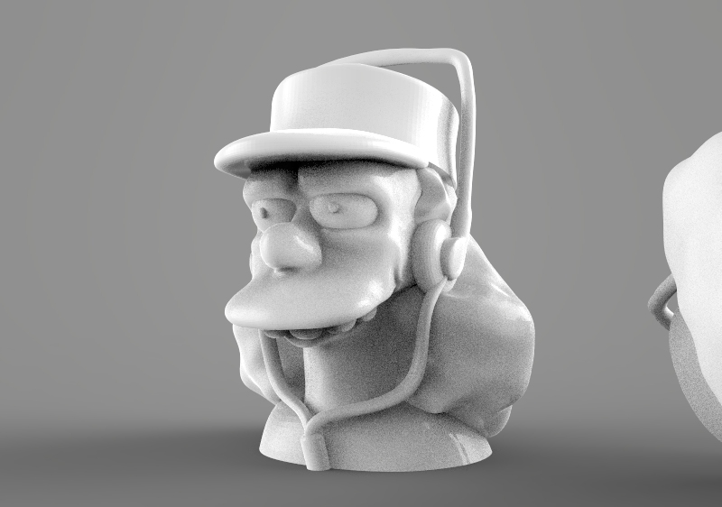 Archivo STL Otto los Simpson 🪨・Objeto para impresora 3D para descargar ...