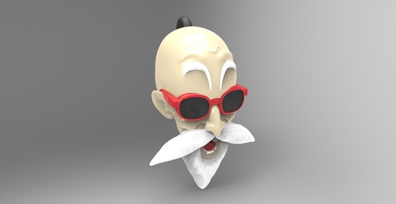 Free STL file master roshi for keychain・3D printer design to download・Cults