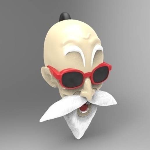 Download 3D printing files the roshi master for key ring ・ Cults