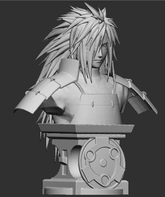 3D file Uchiha Madara Bust・3D printable model to download・Cults