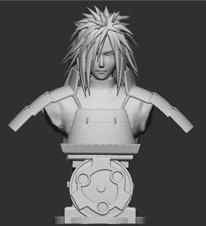 3D file Uchiha Madara Bust・3D printable model to download・Cults
