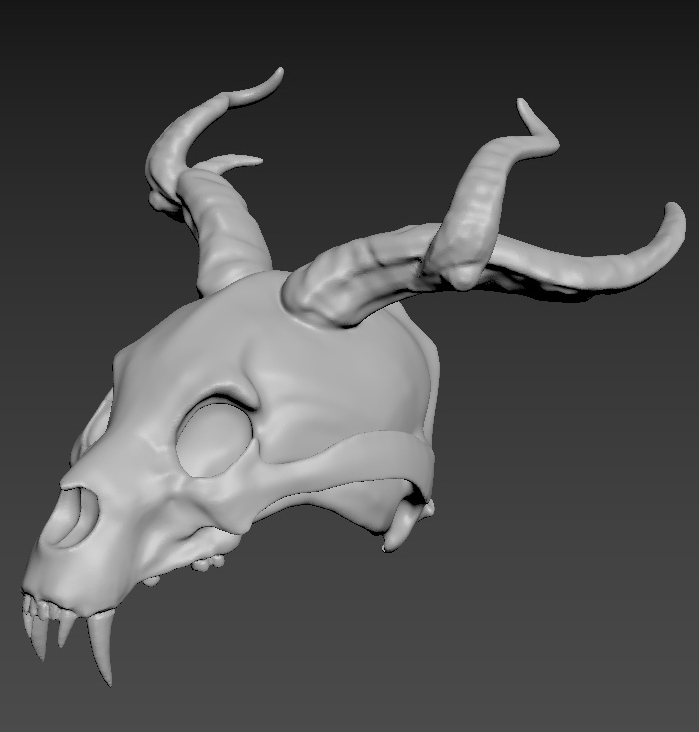 Goat Skull Helmet