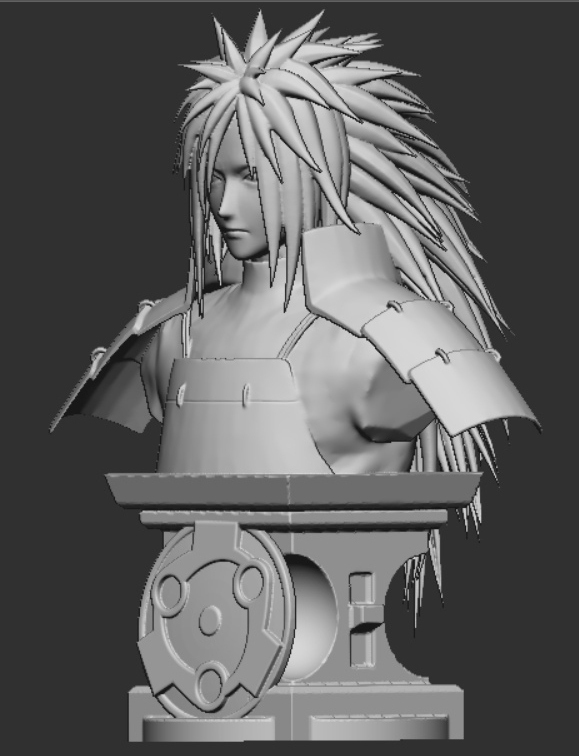 3D file Uchiha Madara Bust・3D printable model to download・Cults