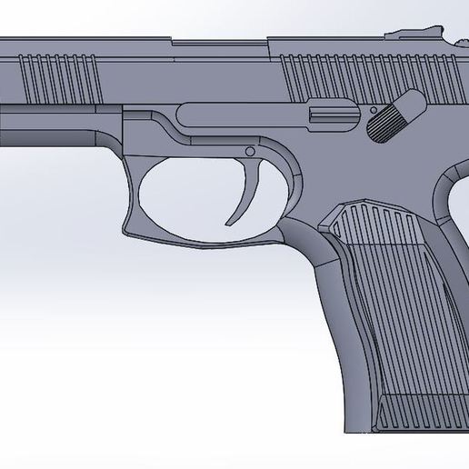 Download free STL file MP-443 Grach (Soviet pistol) • 3D print model ...