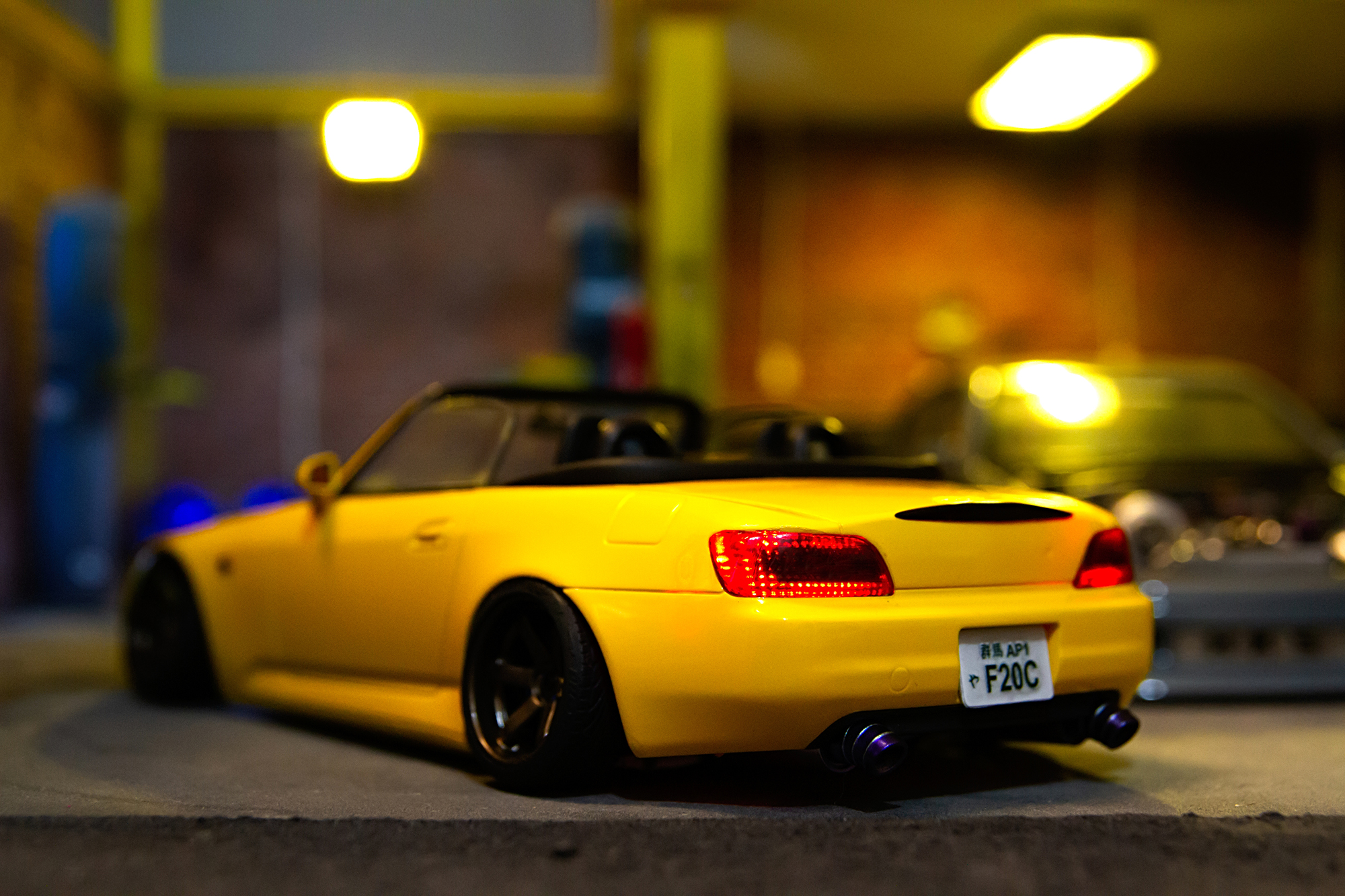 STL file Exhaust J'S Racing Tamiya S2000 1/24 👽・3D printing design to ...