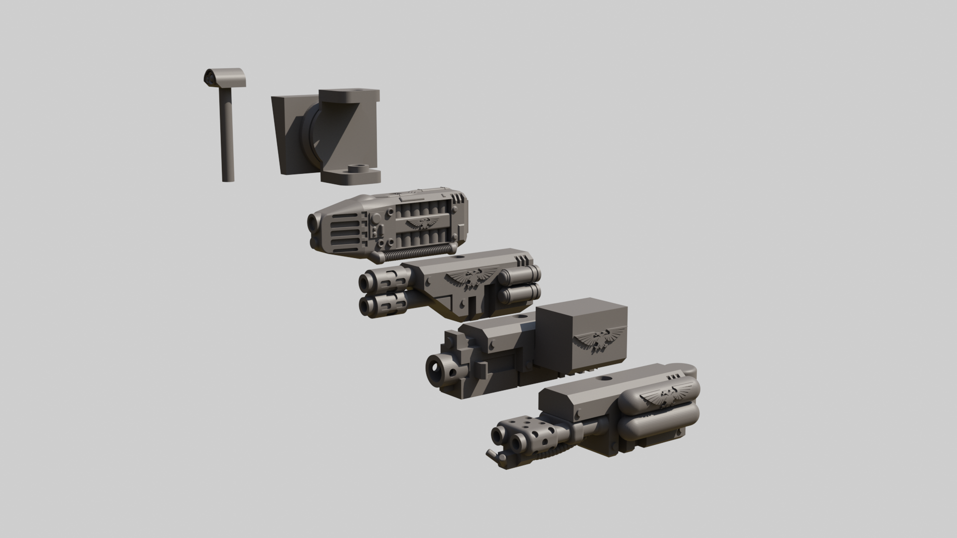 STL file Mobile Gun System module for Ajax or Boxer・3D printable model ...