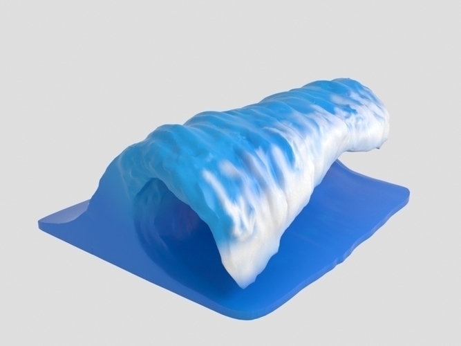 STL file ocean wave 🌊・3D printable model to download・Cults