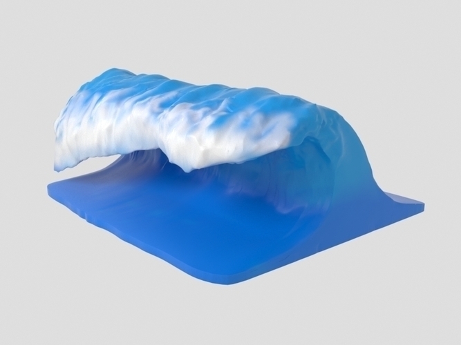 STL file ocean wave 🌊・3D printable model to download・Cults