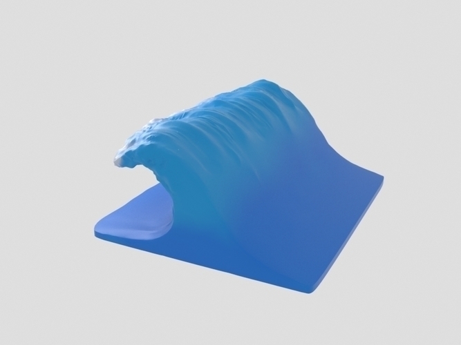 STL file ocean wave 🌊・3D printable model to download・Cults