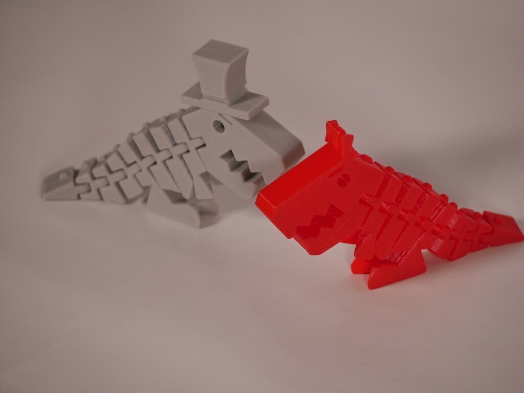 Free STL file Mr.&Mrs. Flexi Rex 🏹・3D printing design to download・Cults