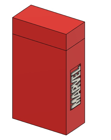 STL file Marvel Champions insert box with lid・Model to download and 3D ...