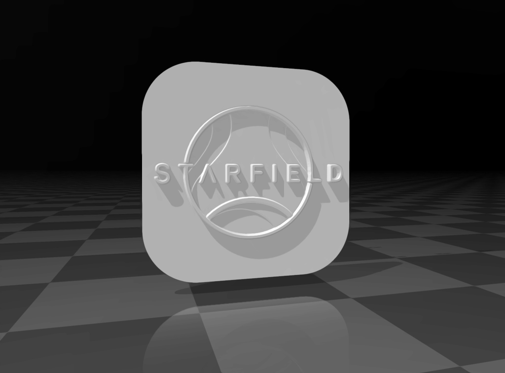 Free 3D file Starfield⭐game logo ・3D printing template to download・Cults