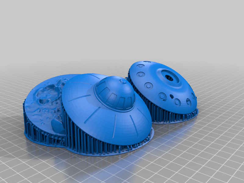 Free 3D file Alien Abduction - Electric Tealight Lamp 👽・3D printing design to download・Cults